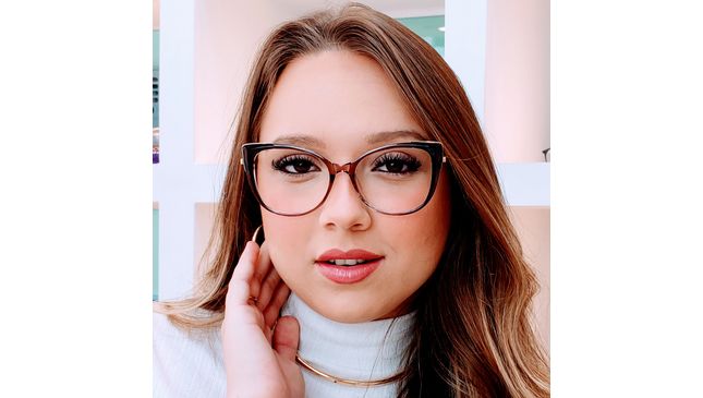 Óculos Vicky Marrom Degrade - santograu